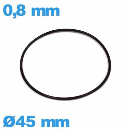 Joint 45 X 0,8 mm pour horlogerie caoutchouc O-ring Joint Torique ...