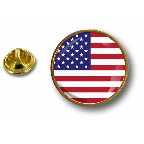 Pins pin badge pin's metal button drapeau usa americain etats unis ...