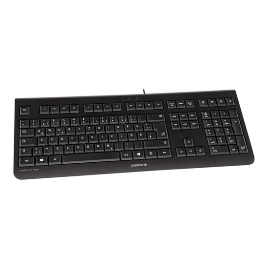 Clavier CHERRY KC 1000 - Filaire - Allemand - Noir - Technologie Cherry ...