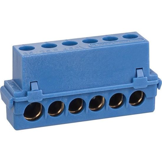 Bornier multipolaire isolé IP20 pour coffret. 40 cd Fr Gewiss Type ...