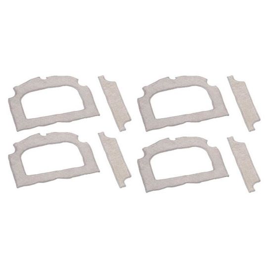 Chiffons en microfibre - PR-050 - x4 - Réutilisables - Nettoyage sans rayures - Compatible robot ...