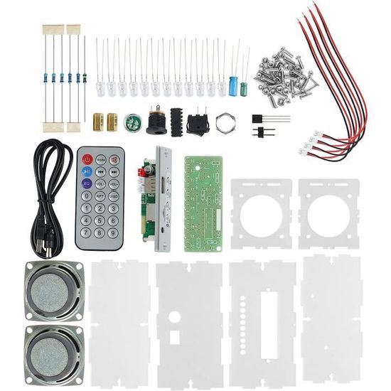 Kit De Bricolage Haut-Parleur Bluetooth Mini Amplificateur De Son ...