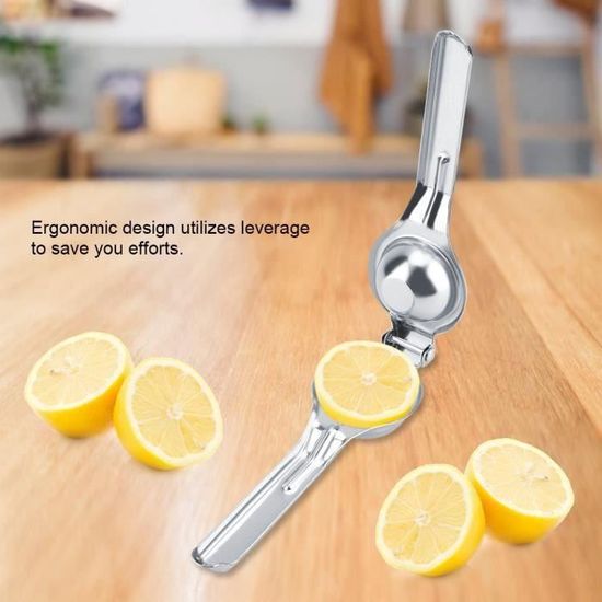 AZ02074-Presse-citron en acier inoxydable Mini presse-citron ...