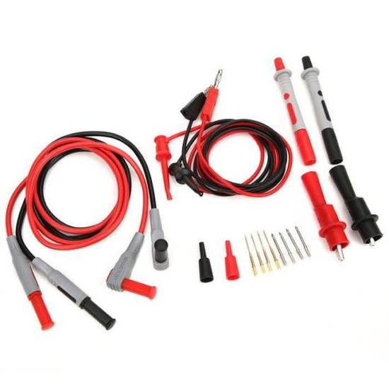 Drfeify Kit d'outils de test Kit de cordon de test P1308B fiche banane ...