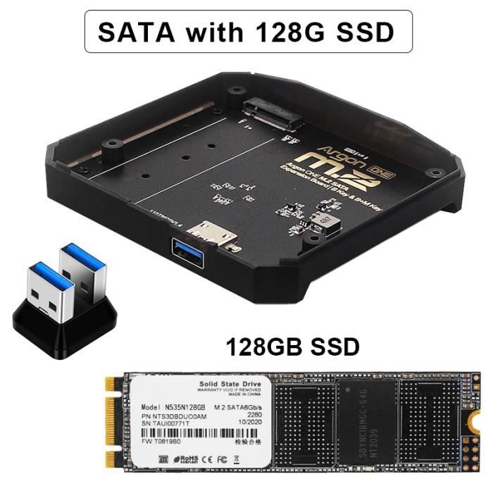 Option 2 SATA - Carte D'extension Raspberry Pi 4 Argon One M.2, Usb 3.0 ...
