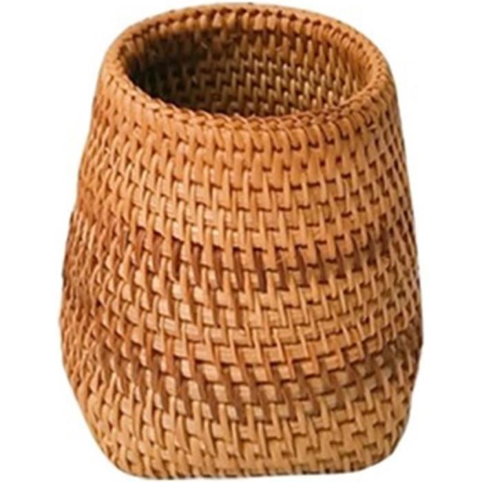 Pot À Crayons En Rotin Au Design Unique Pour Organiser Les Stylos Ou ...