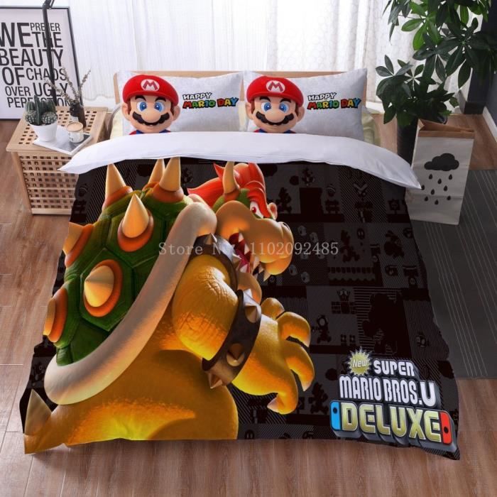 Verser5 - AU simple (2 PC) - Parure de lit avec housse et taie d ...