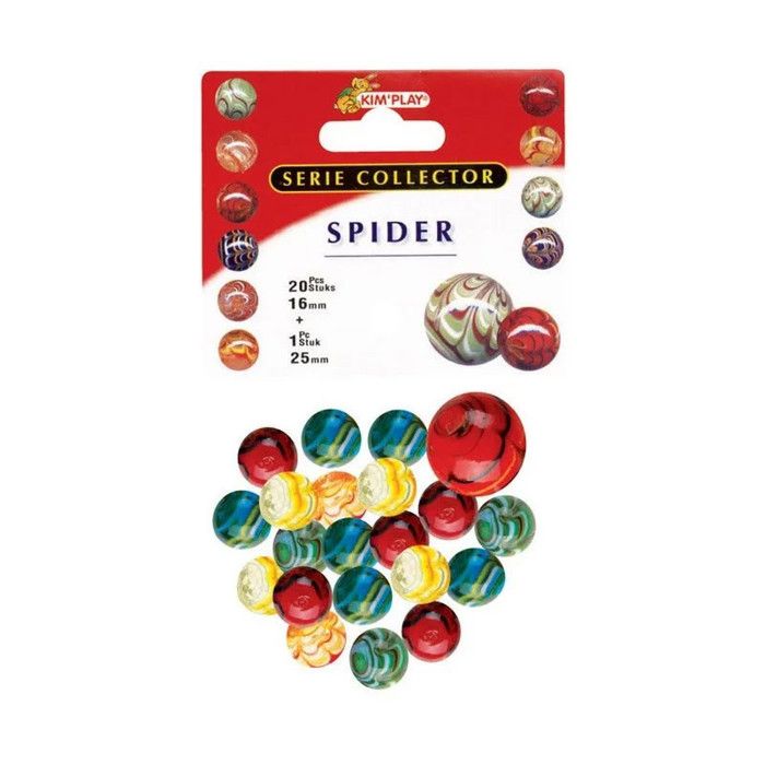 Circuit de billes - KIM PLAY - 20 billes Spider et 1 calot - Intérieur ...