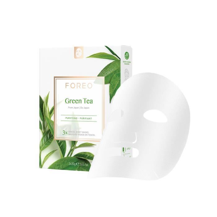 Farm To Face Sheet Mask - Green Tea x3 - Cdiscount Au quotidien