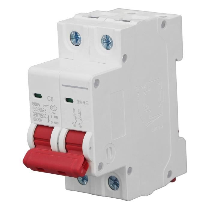 Disjoncteur CC - GAROSA - DZ47 63Z - 2P - 6A - 6000A capacité de rupture - Cdiscount Bricolage