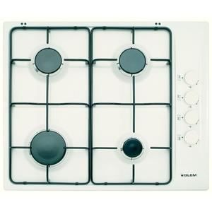 GLEM Table Cuisson Gaz GTL64VWH Blanc - Cdiscount Electroménager