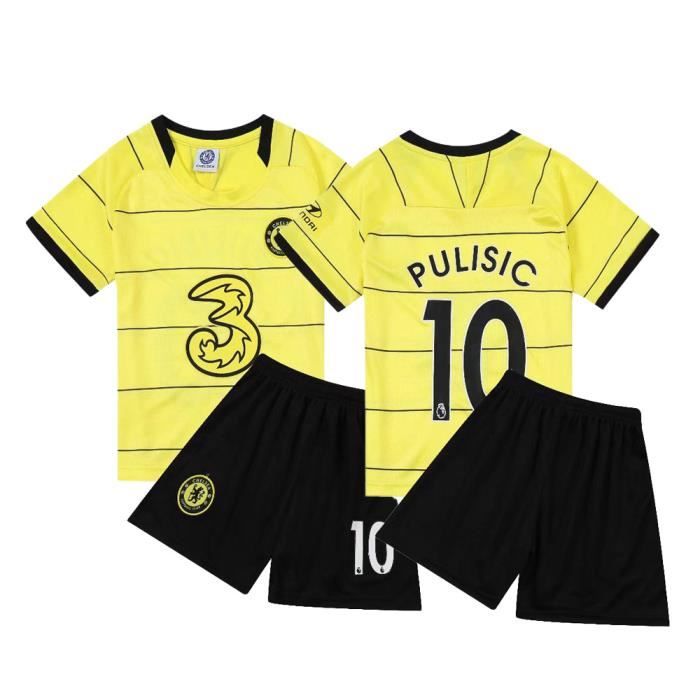 Kit de football-Kids Soccer Shirt 10 Soccer Shirt and Shorts- Yellow ...