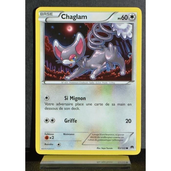 Carte Pokémon 93-122 Chaglam 60 PV XY09 - Rupture Turbo NEUF FR ...