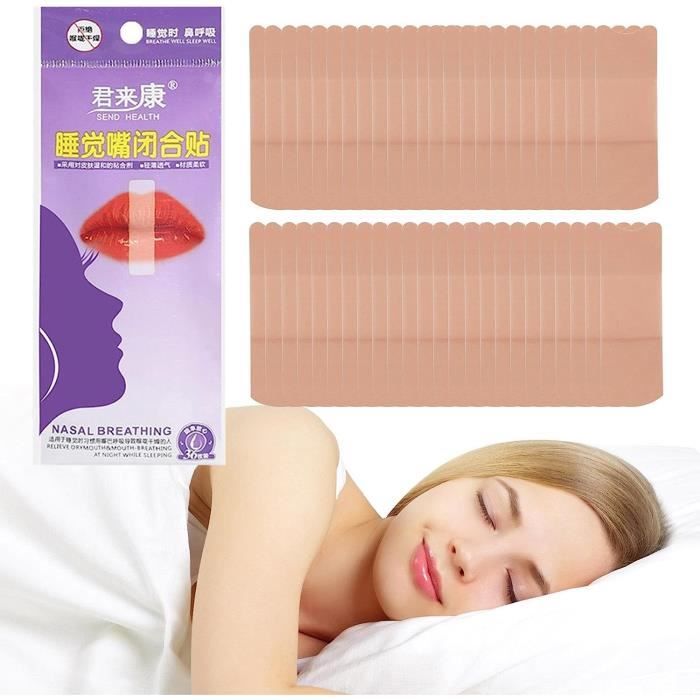 Patch de respiration buccale | Dispositifs anti-ronflement pour la bouche - Bande de bouche ...