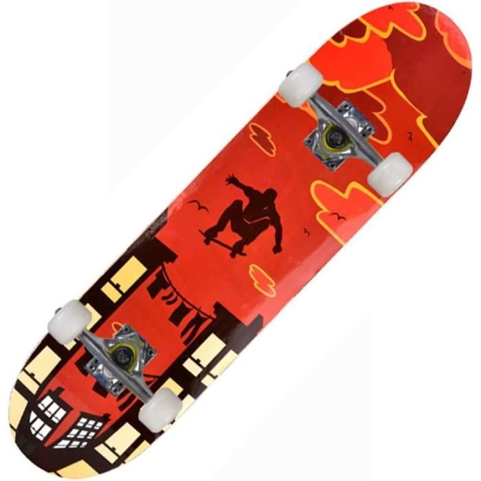 Planche À Roulettes Complète, Planche À Roulettes Standard À Double ...