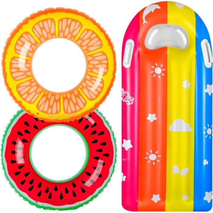 Anneau De Natation, 3 Pcs Bouées Gonflable Pour Enfants Et Adultes ...