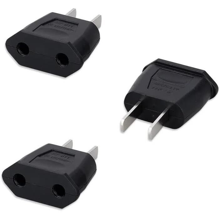 Adaptateur Convertisseur De Prise De Voyage Européenne Eu Vers ...