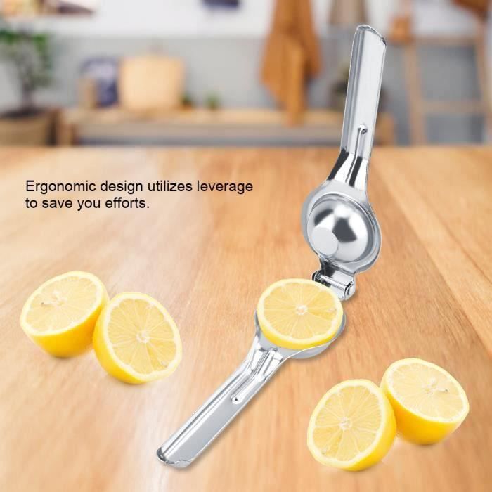AZ02074-Presse-citron en acier inoxydable Mini presse-citron ...