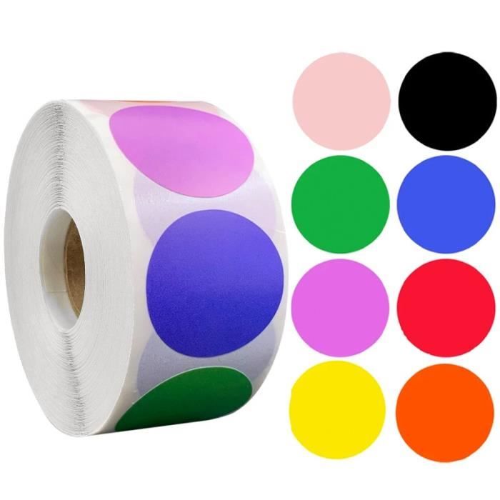 ETIQUETTE ALIMENTAIRE,QY789-500pcs--Étiquettes Chroma autocollantes ...