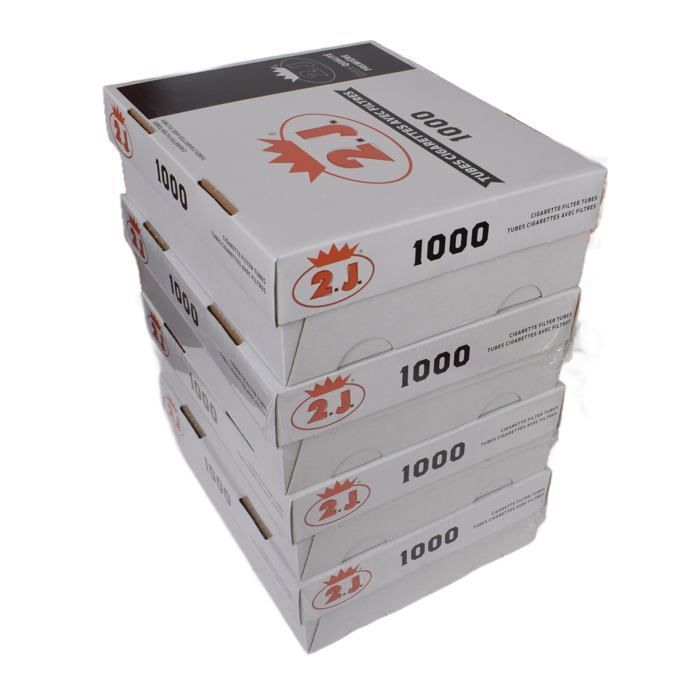Lot De 4000 Tubes À Cigarette Extra Dans Leur Boîte, 4 Boites De 1000 ...
