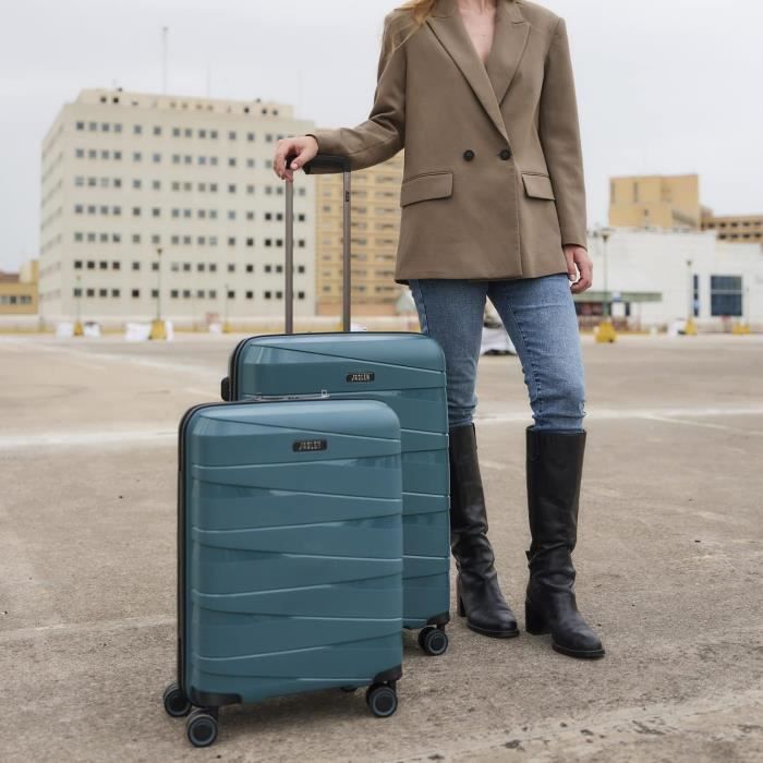 Valise Moyenne - Valise Soute Avion Rigide 4 Roulettes - Valise De ...
