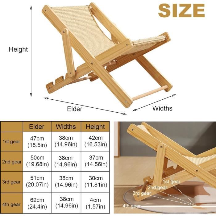 Lit Pour Chat Réglable, Hamac Pour Chat, Chaise De Balcon, Chaise ...