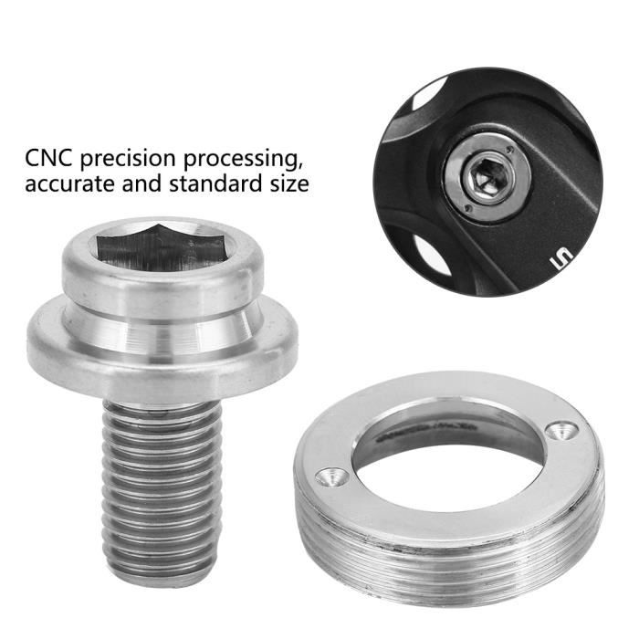 Zerone vis de manivelle de bicyclette Kit de vis d'axe BB pour support ...