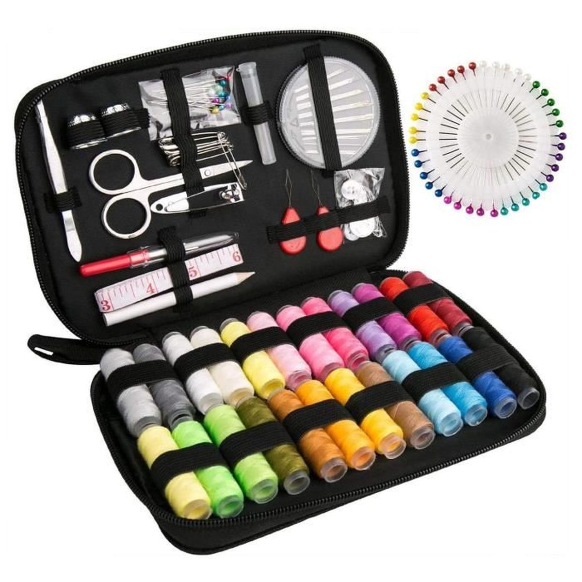 Kit Couture Complet Avec Sac De Rangement, 130 Pièces Trousse Couture ...
