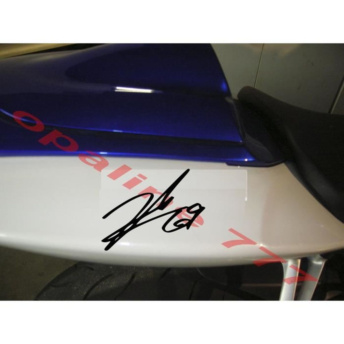 STICKER SIGNATURE NICKY HAYDEN CASQUE RESERVOIR GRAND PRIX MOTO GP ...