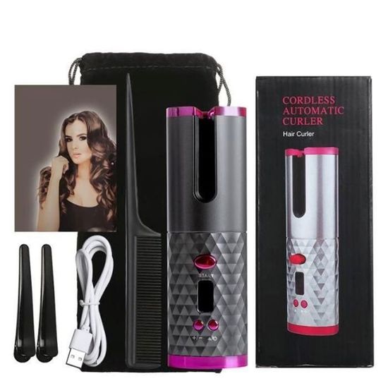 Fer à friser automatique pour bigoudi de cheveux Machine à boucler de ...