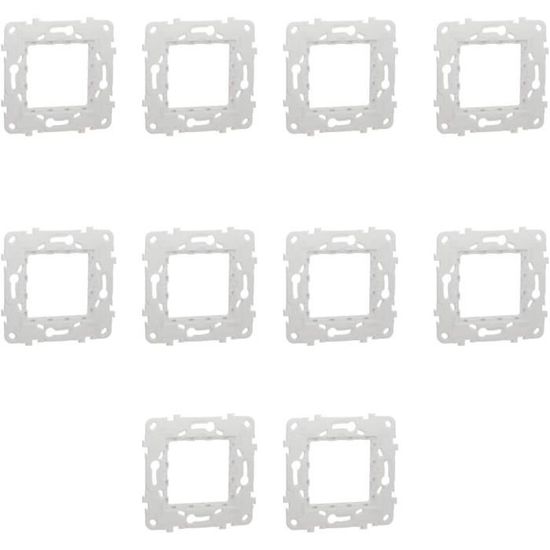 | Pack 10 Pièces Cadre Plasique Sans Griffes | Schneider New Unica ...