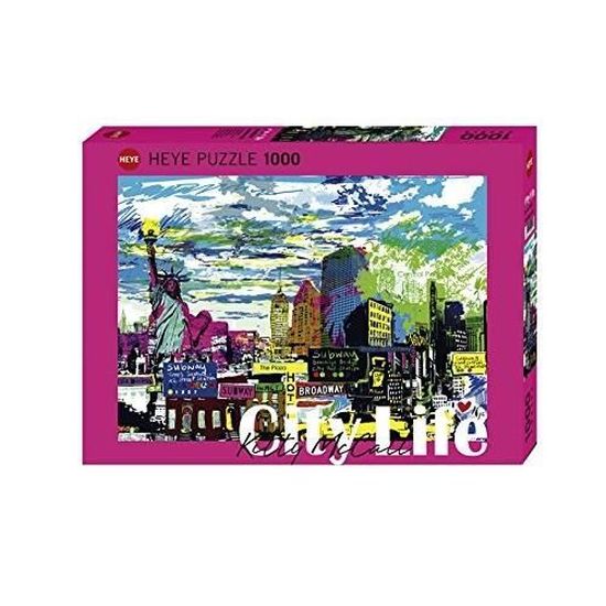 HEYE Puzzle 1000 Pièces City Life - I Love New York - Cdiscount Jeux ...