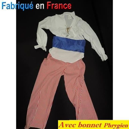 Déguisement De Sans Culotte Révolutionnaire Homme 1789 Cdiscount