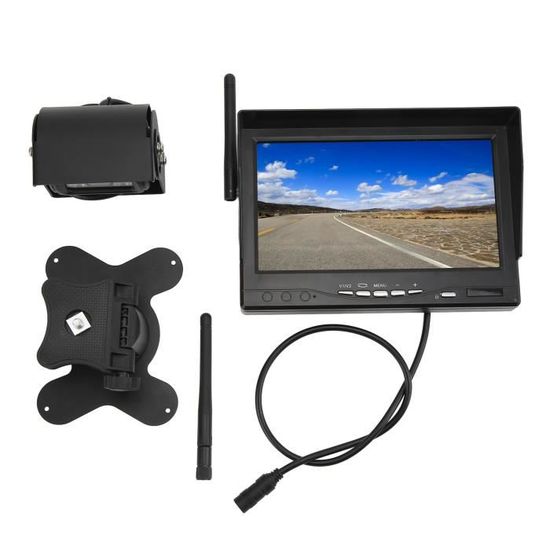 Kit de caméra de recul sans fil 7 pouces IPS écran ensemble de caméra ...