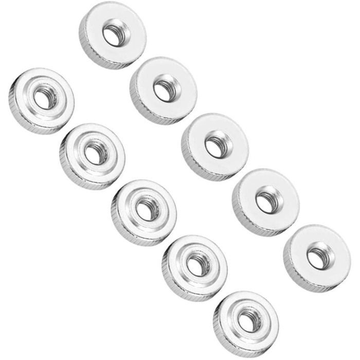 10 pièces écrou moleté, écrous moletés ronds, GB807 M8 écrou de poignée ...