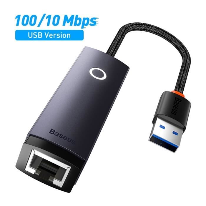 100 Mbps USBA - adaptateur USB type c RJ45,carte réseau Ethernet, pour ...