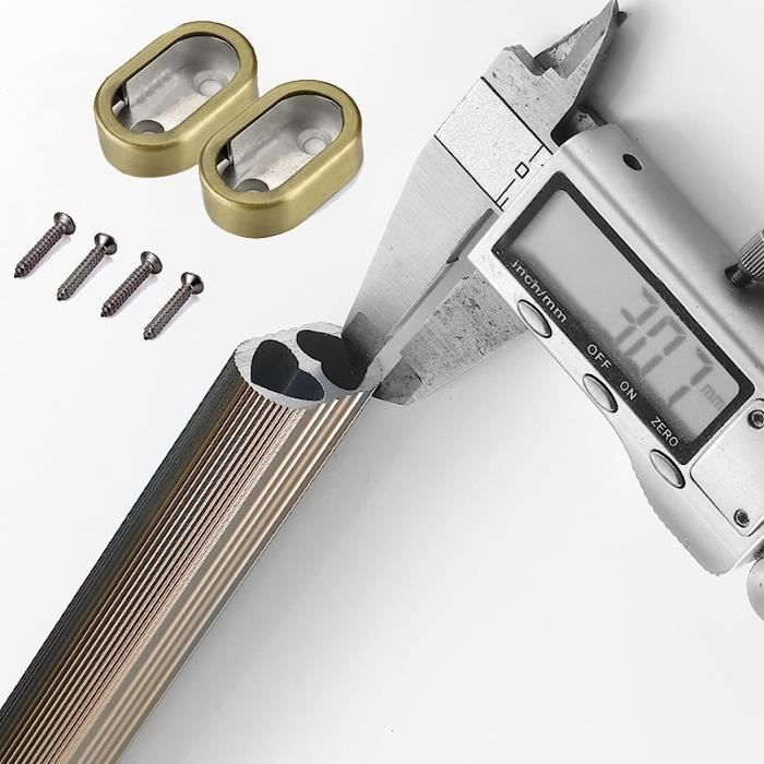 Tringle à Vêtements Barre de Penderie de Garde-rob Barre De Fixation ...