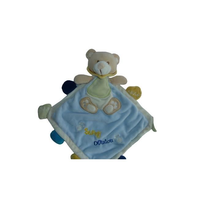 DOUDOU OURS "LES SUPERS DOUDOUS" BN302 BABY'NAT - Cdiscount ...