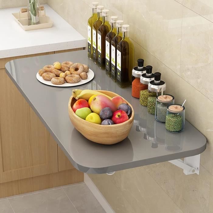 Table Pliante Murale Table Pliante Cuisine, Table Murale Rabattable En ...