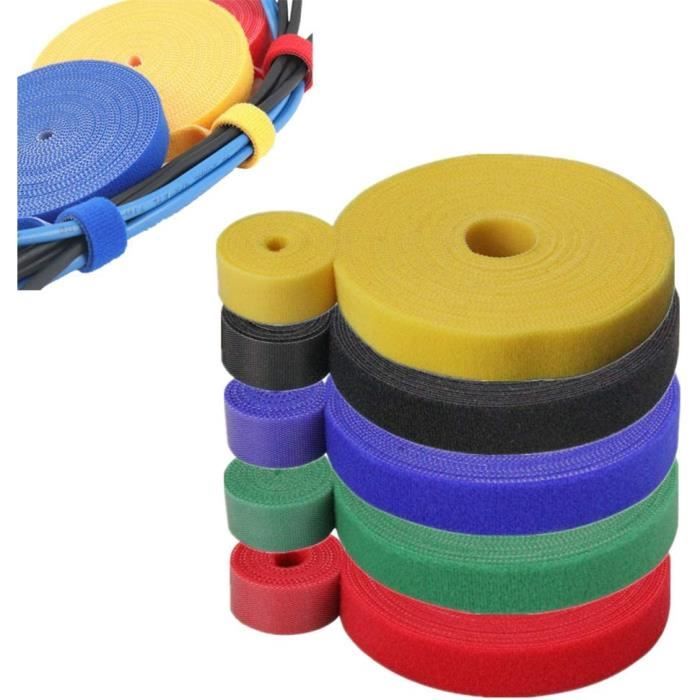 Scratch Autocollant Bande 25m-82ft Crochet Et Boucle de Ruban Adhésif ...