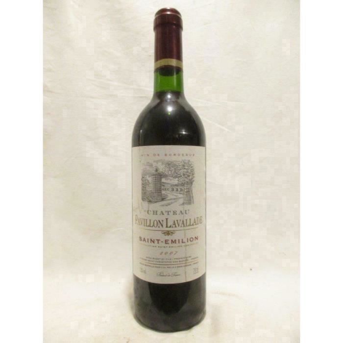 Saint-émilion château pavillon lavallade rouge 2007 - bordeaux - La ...
