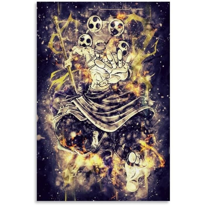 One Piece Cool Enel Anime Poster sur toile et d233coration murale 40 x ...