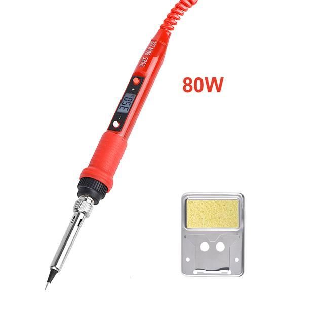 Poste a souder,Kit de fer à souder électrique 908S,stylo de soudage numérique LCD BGA,pointe de ...