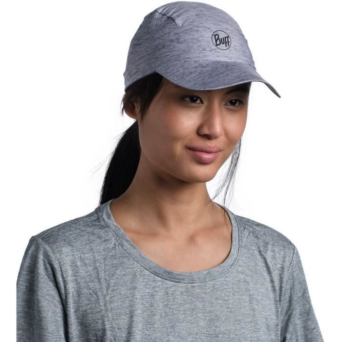 Casquette Running Buff Pack Speed Cap HTR LIGHT GREY - Gris - S/M - Homme - BUFF - Cdiscount Sport