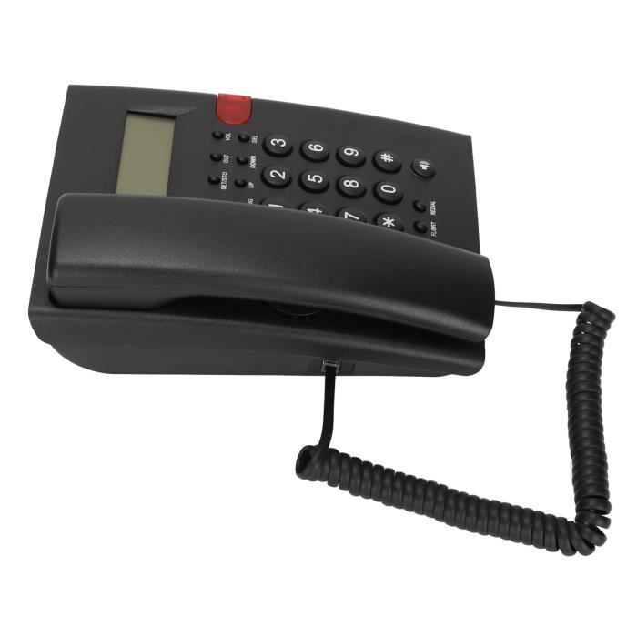 YID Téléphone de bureau K010A-1 Téléphone filaire de bureau Téléphone ...