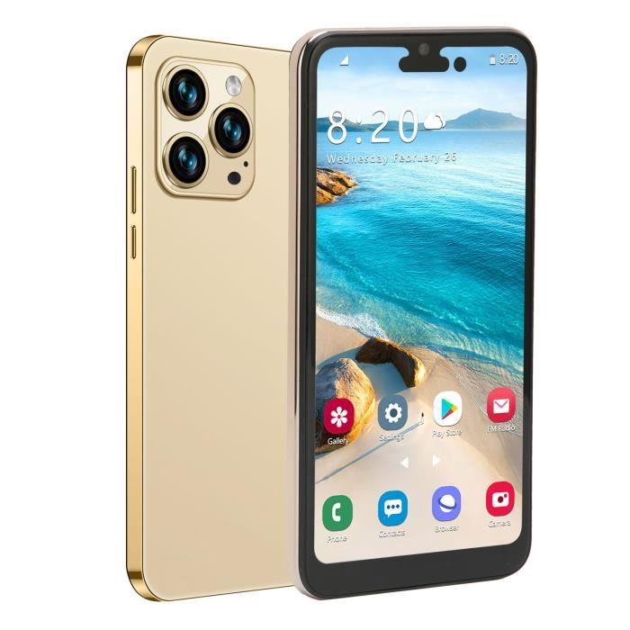 MSA Téléphone Portable Abs Smartphone 6,1 Pouces Verre Abs 4 Go De 64 ...