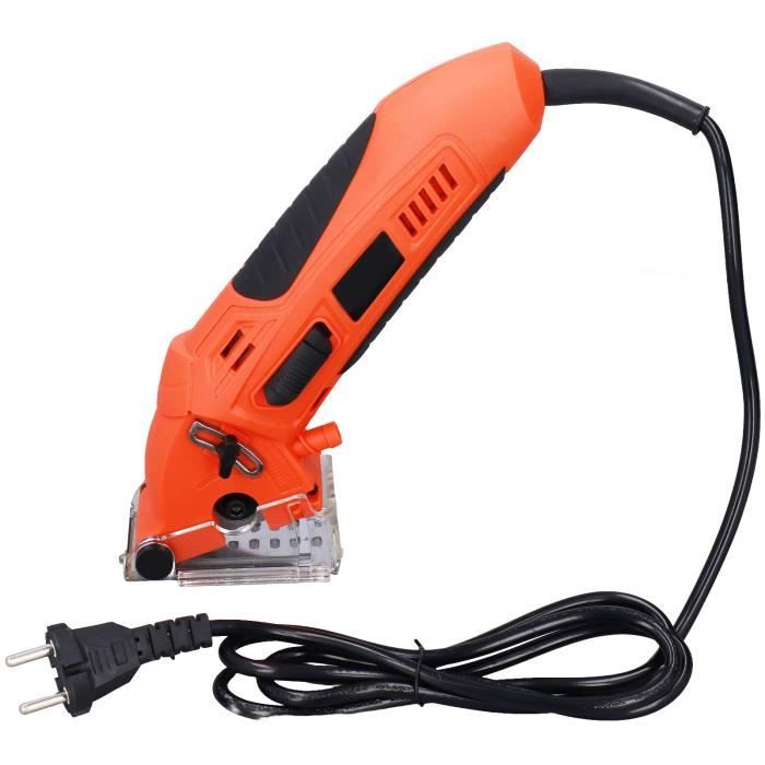 HURRISE Mini scie circulaire électrique Mini scie circulaire 400W Set ...