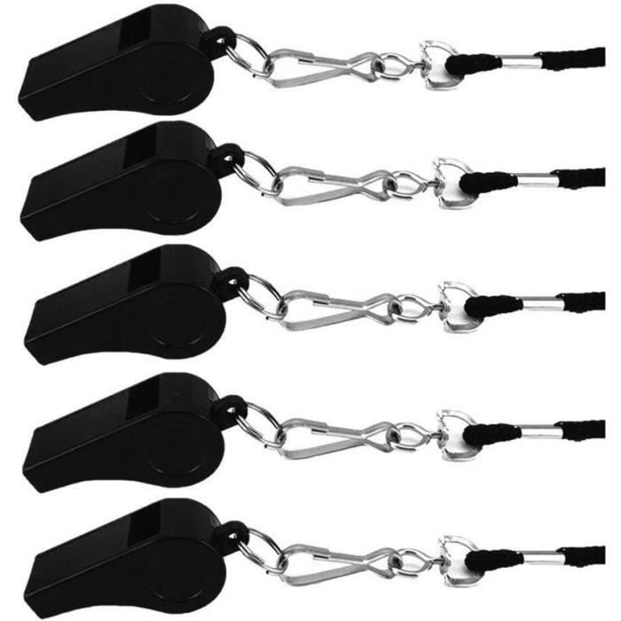 Deer Platz 6 Pièce Sifflets avec Corde, Sifflets en Plastique PVC, pour ...