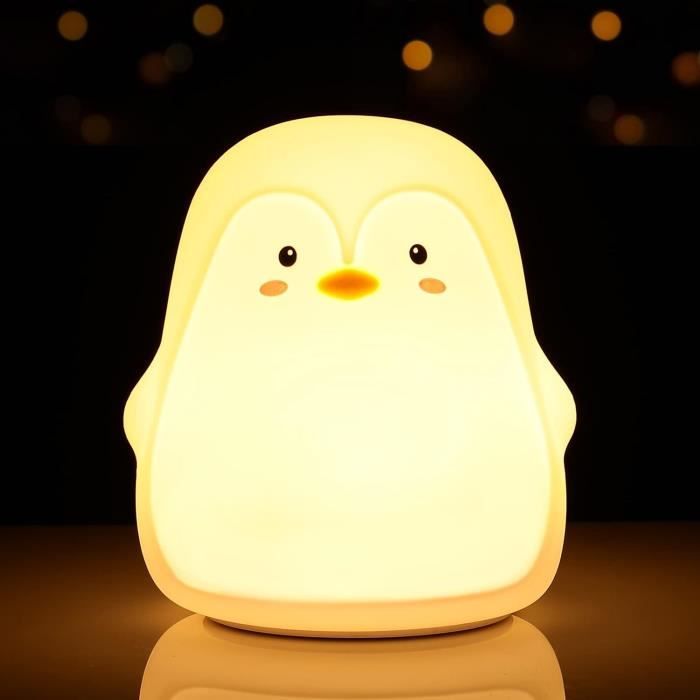 Veilleuse Pingouin - Lampe Animalière Lampe Pingouin Veilleuse En Silicone Veilleuse Pour ...