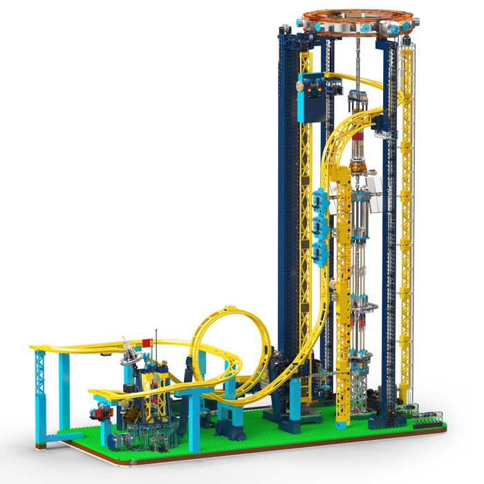 Mould King 11031 Parc d'attractions jouets Ascenseur spatial motorisé ...